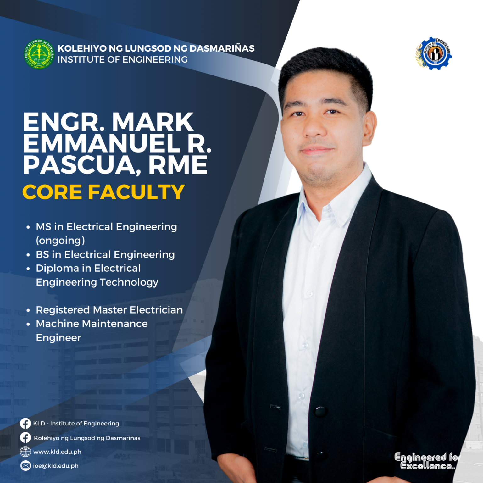 Institute of Engineering – Kolehiyo ng Lungsod ng Dasmariñas